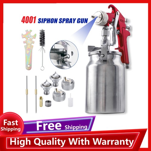 1L Suction Spray Gun Heavy Duty 1.3/1.7/2mm Air Nozzle Paint Spray Gun ...