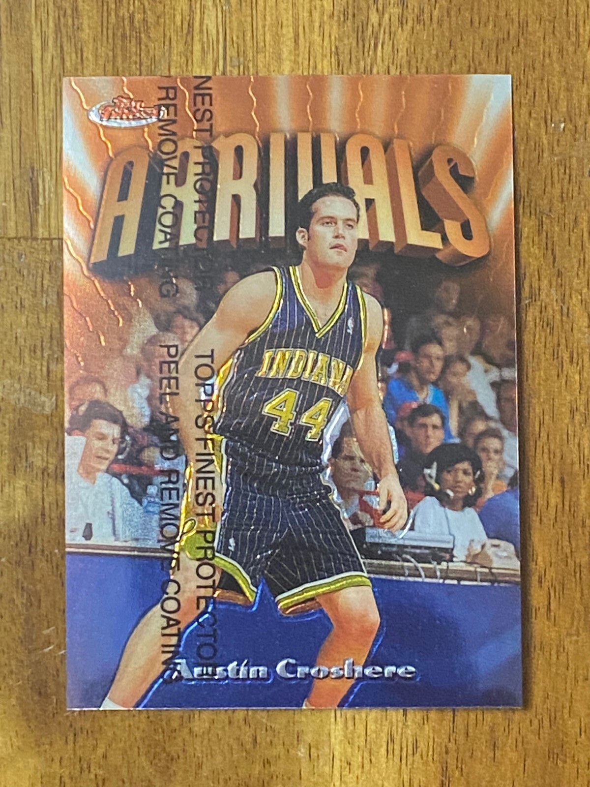 1996-97 TOPPS FINEST ARRIVALS AUSTIN CROSHERE #250 PACERS | eBay