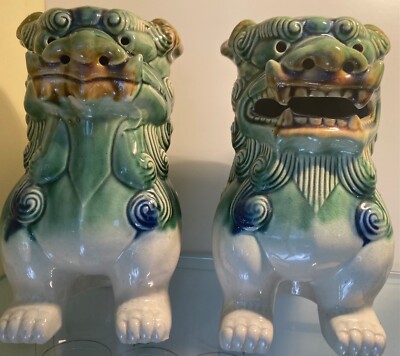 Vintage Chinese Guardian FOO DOGS ~~Great Price~~ | eBay