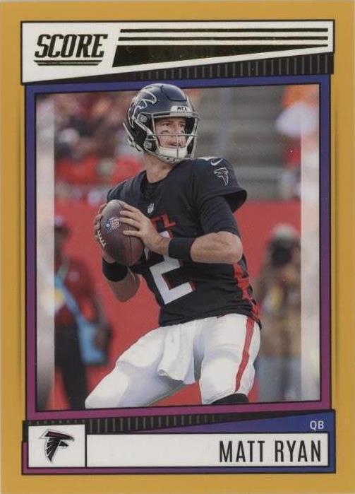 2022 Score - Matt Ryan #40 Gold for sale online | eBay