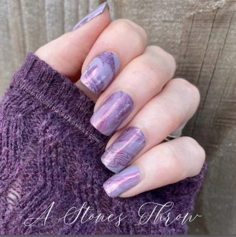 Color Street A STONE’S THROW Nail Polish Strips Duochrome Lavender To ...