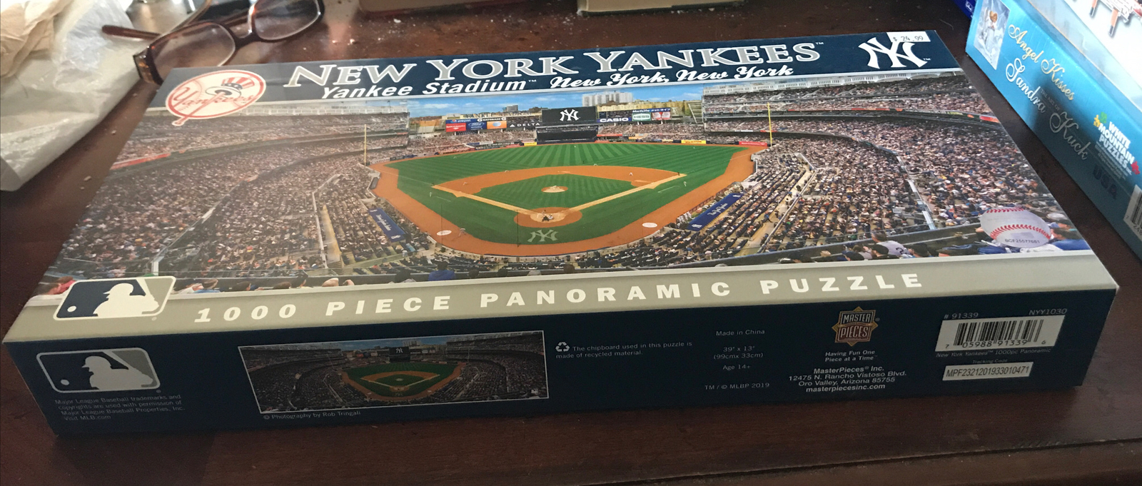 NEW YORK YANKEES STADIUM PANORAMIC JIGSAW PUZZLE NHL 1000 PC YANKEE ...