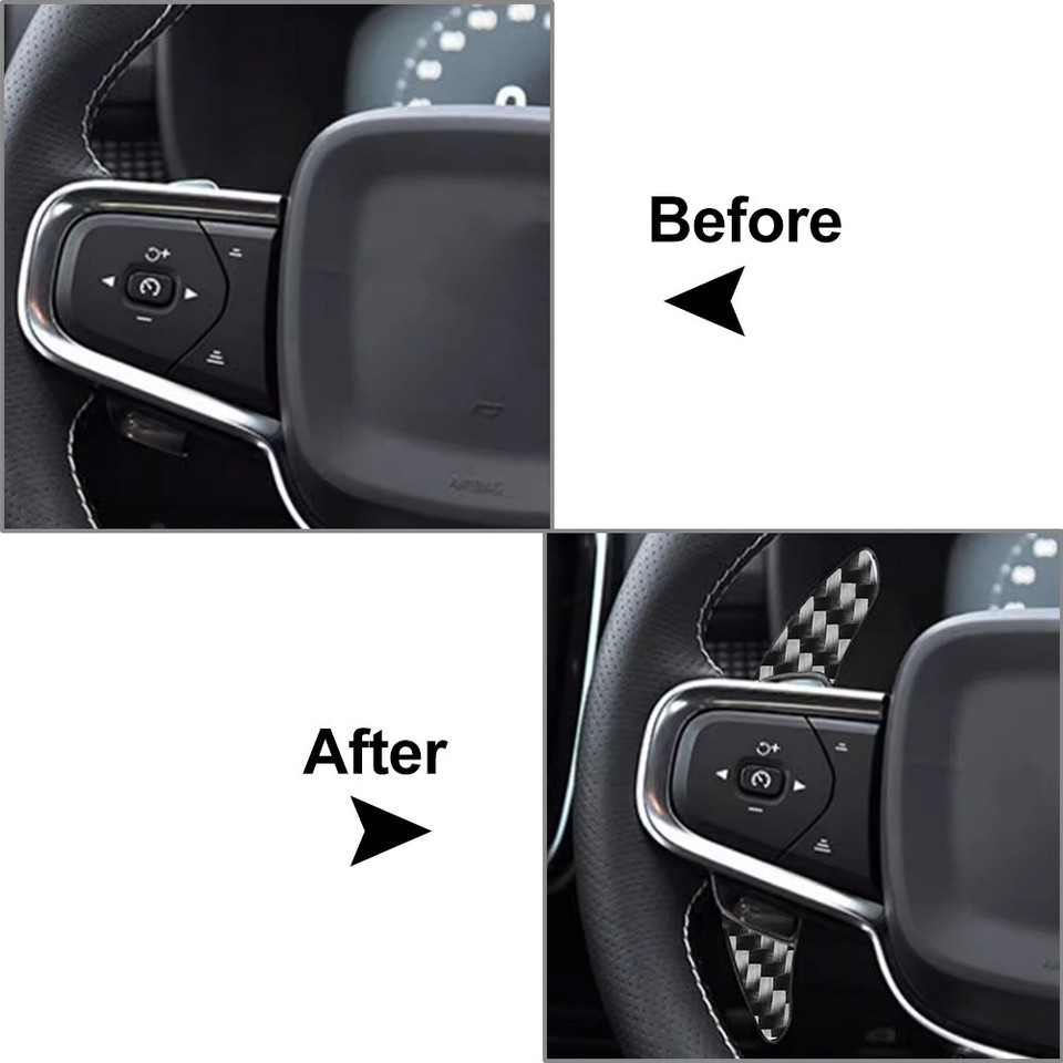 Steering Wheel Shifter Paddle Extension For Volvo XC40 2019-2023 | eBay UK