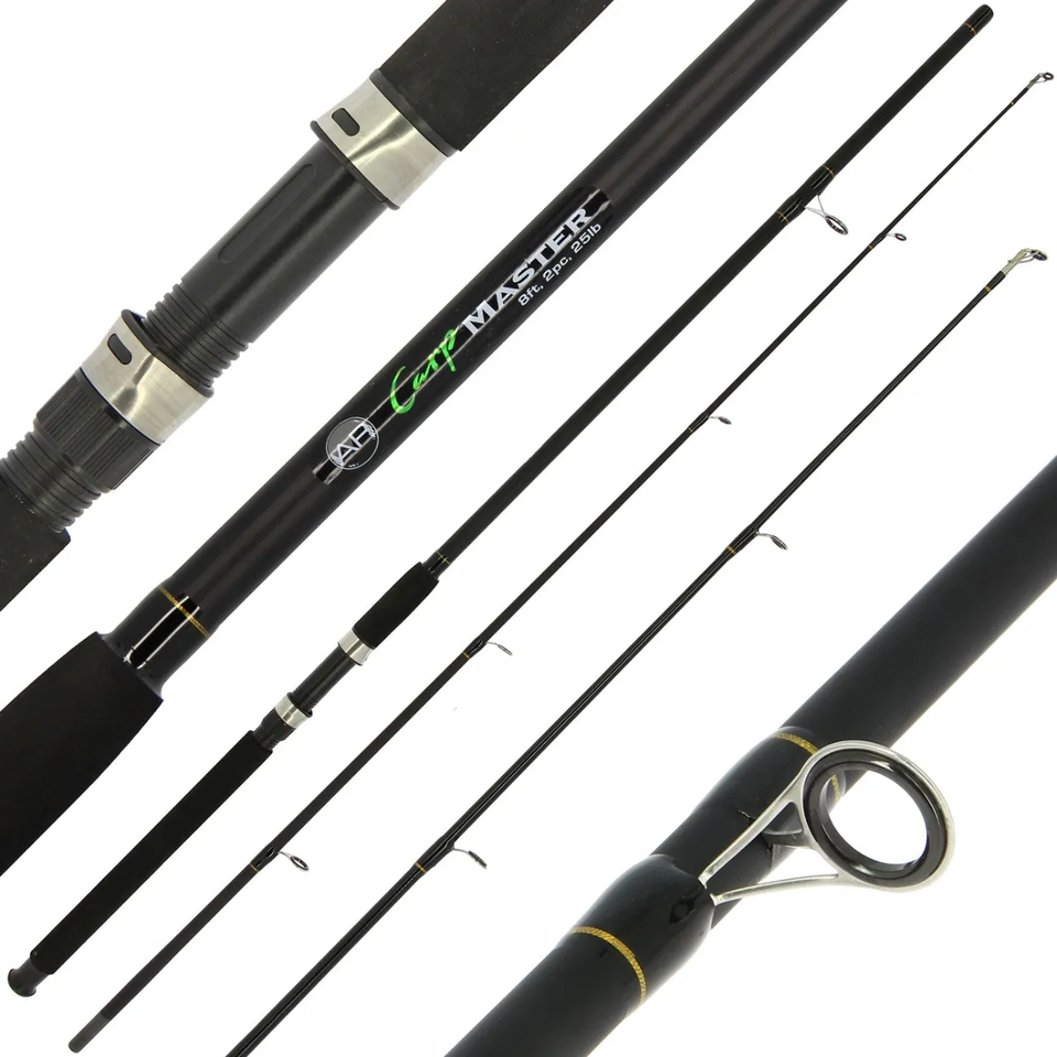 2x Carp Fishing Stalker Rods Master 8ft 2pc 2.5lb Carp Fishing Stalker ...