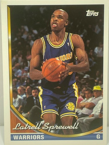 Latrell Sprewell 1994-95 Topps Golden State Warriors Basketball Card ...
