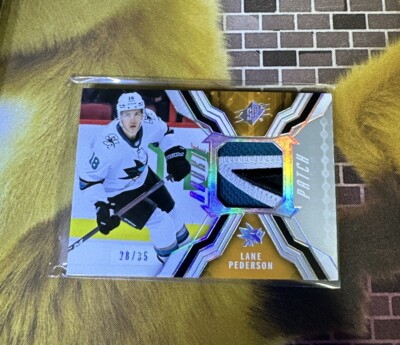 2021-22 SPx LANE PEDERSON /35 3 Color Rookie Patch #RJ-LP Sharks | eBay