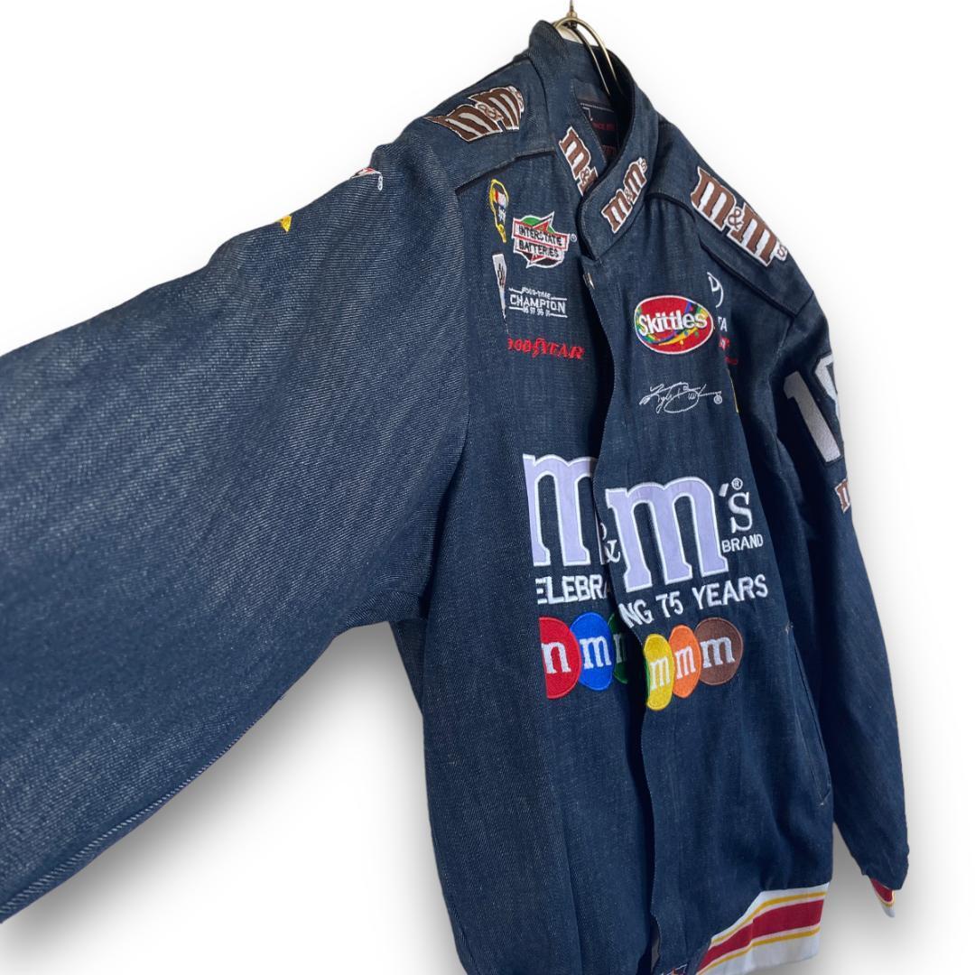 Rare M & Ms Racing jacket JEFF HAMILTON RACING Jeff H… - Gem