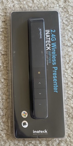 2.4GHz USB Wireless Presenter PPT Remote Laser Pointer For Laptop Mac ...