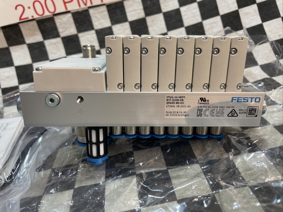 FESTO VTUG-10-VRPT-B1T-Q10B-UB-QH6SU-8K+SC, 573606, VUVG-B10-T32C-AZT-F ...