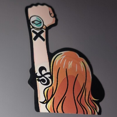 One Piece Holographic Lenticular Anime Decal - Nami & Luffy | eBay