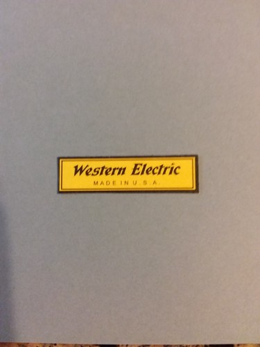 WESTERN ELECTRIC 317 LOGO GENERATOR DECAL POST 1916 | eBay