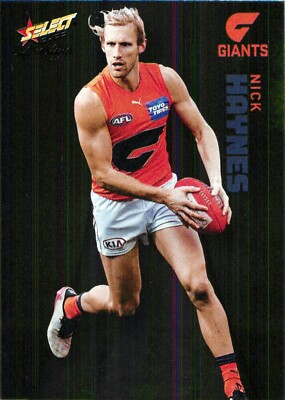 2022 GWS GIANTS AFL Card NICK HAYNES Footy Stars Prestige | eBay Australia