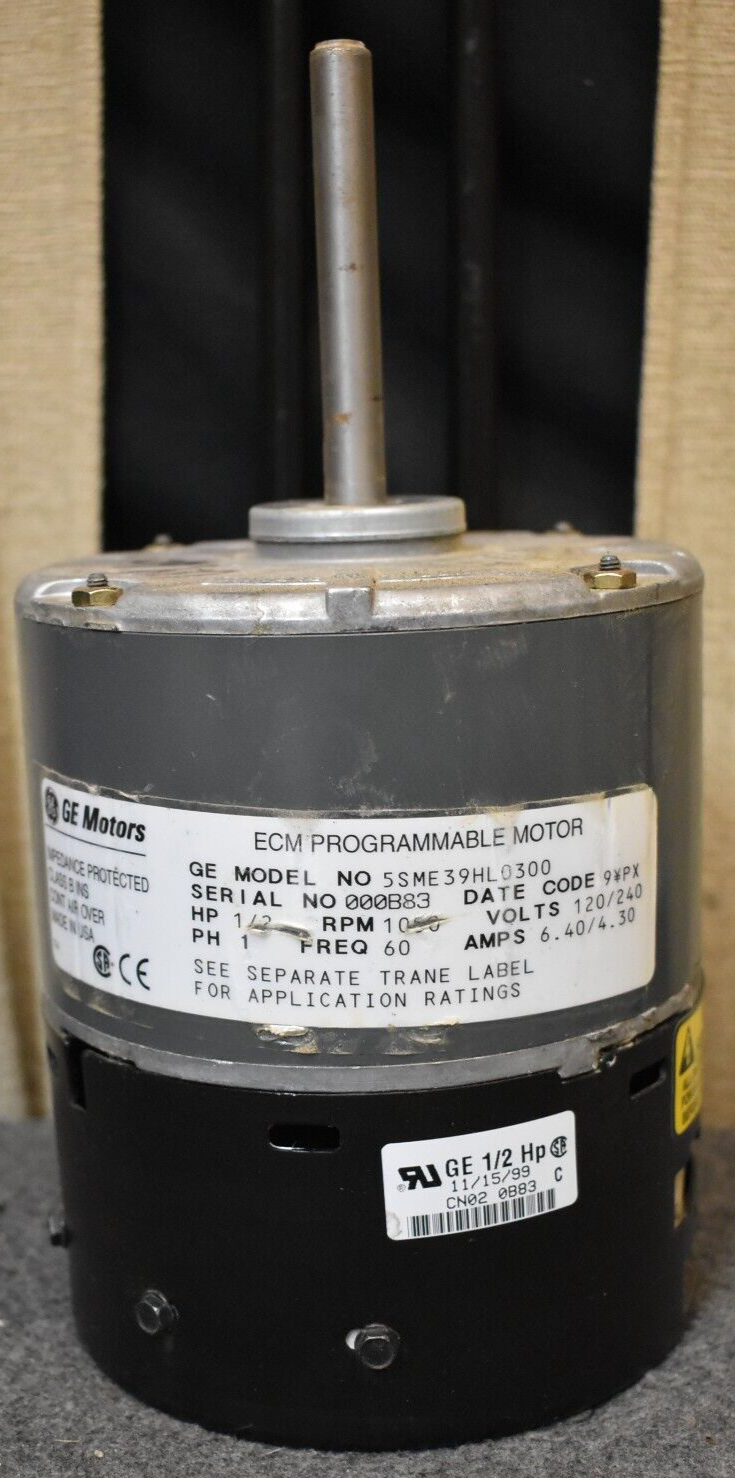 GE Genteq ECM 1/2 HP Blower Motor 5SME39HL0300 D341314P21 21C148559P07 ...