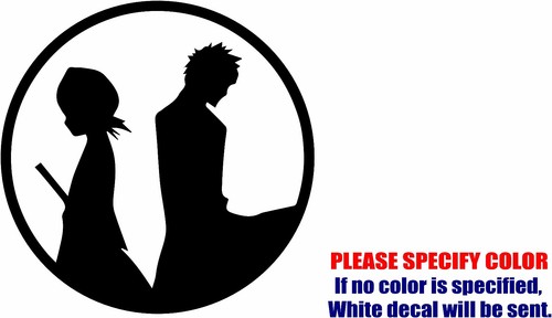 Vinyl Decal Sticker - Bleach Ichigo Rukia Car Truck Bumper Window JDM ...