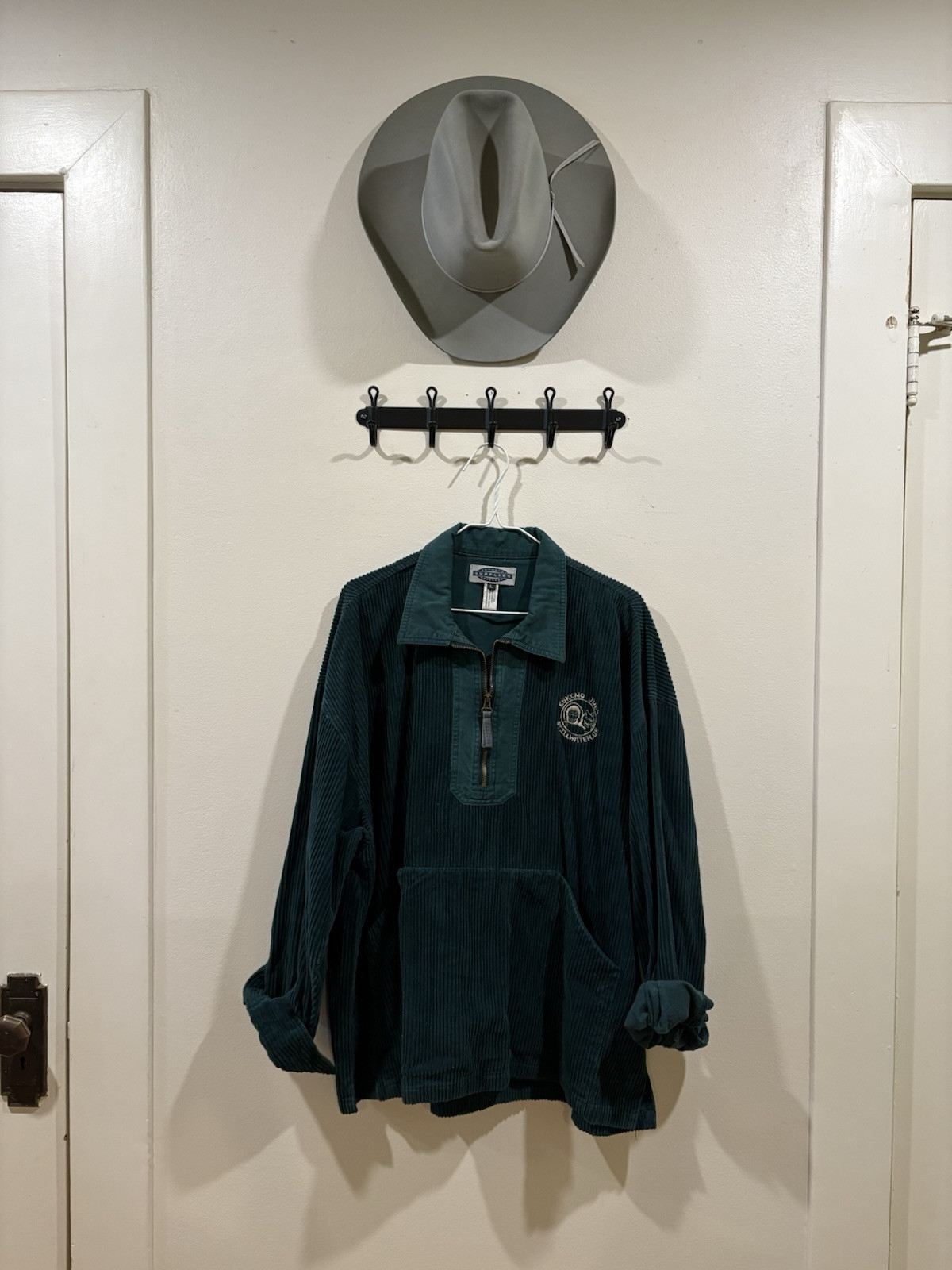 Rare Vintage Corduroy Eskimo Joe’s 3/4 Zip Pullover -… - Gem