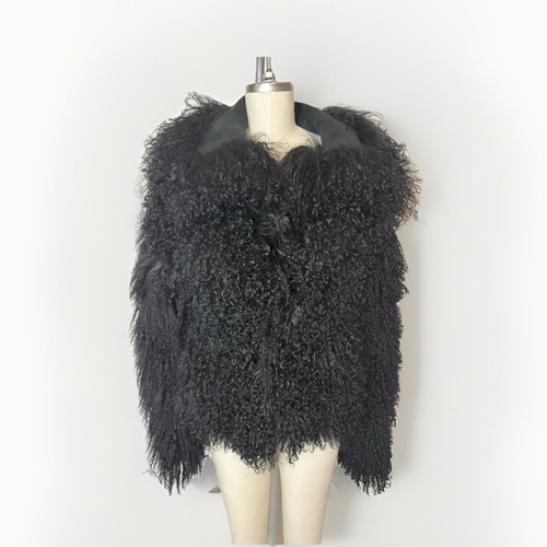 Vintage Bisou Bisou Michele Bohbot Reversible Shearling Patchwork ...