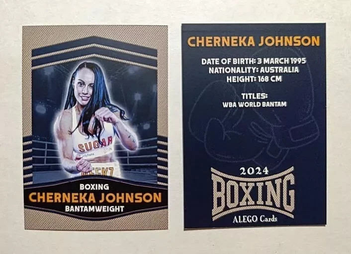ALL WOMEN BOXING CHAMPIONS 2025 Cards Set PRICE FOR 1x CARD no send to ...