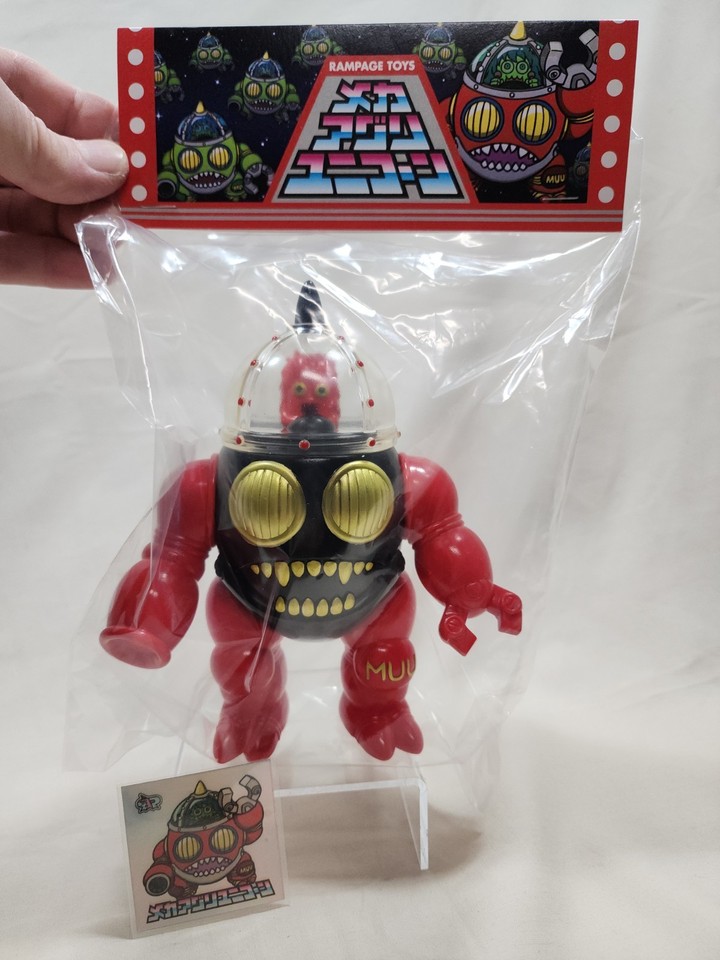 Rampage Toys Sofubi Mecha Ugly Unicorn New Red Vinyl Sofubi 7" Tall ...