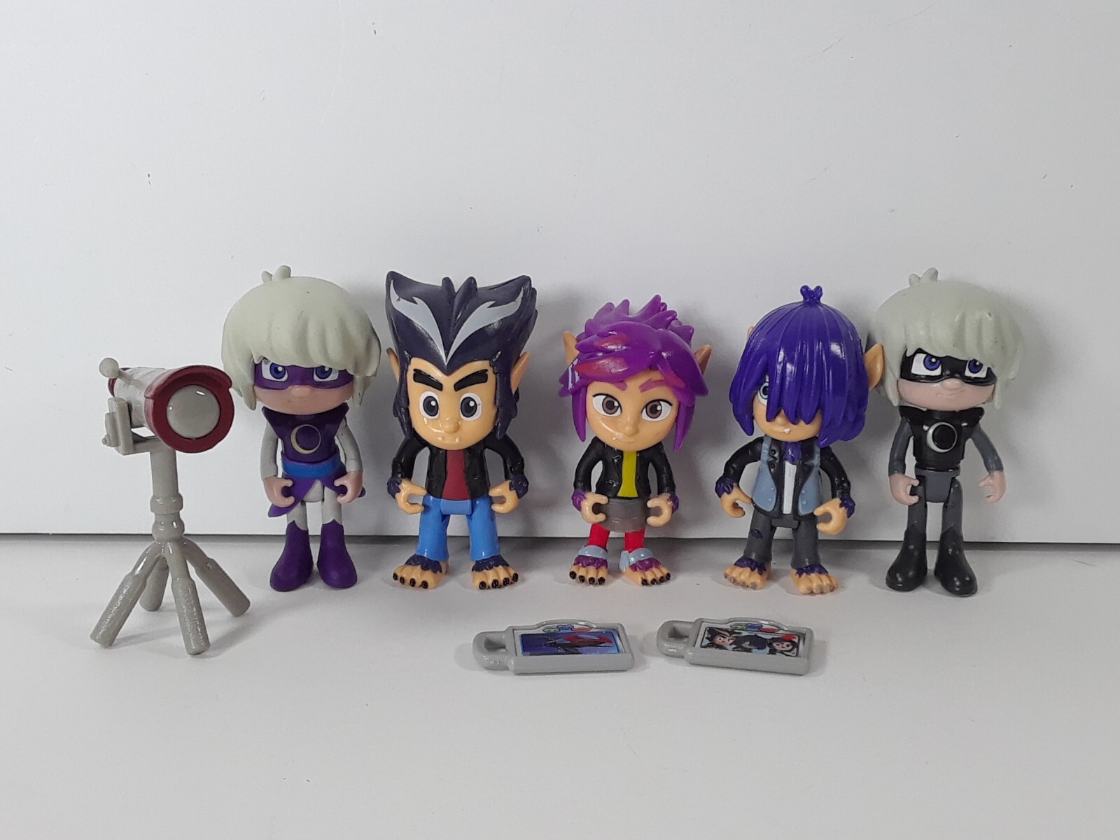 PJ Masks Lot of 5 Toy Figures Wolfie Kids Howler RIP Kevin Luna Girl ...