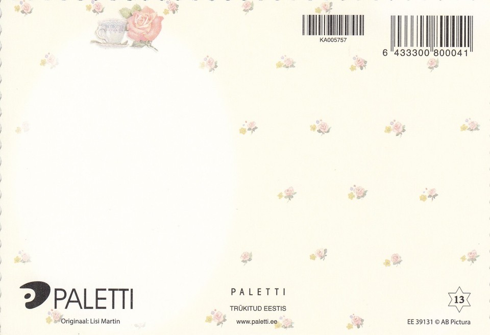 New single birthday card by Lisi Martin, cute animals, original | eBay