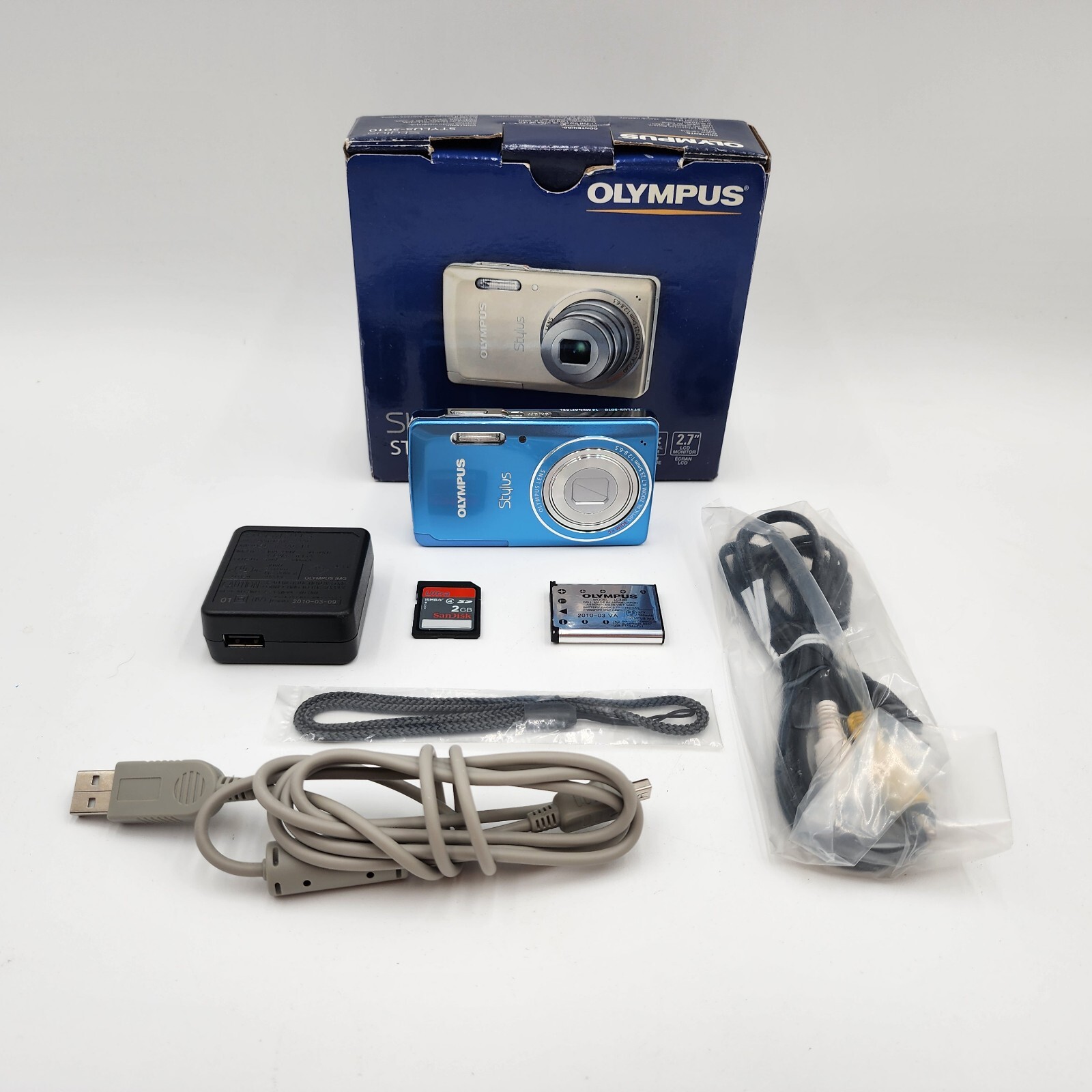 Olympus Stylus 5010 / µ (mju) 5010 14.0MP Digital Camera - Titanium for ...