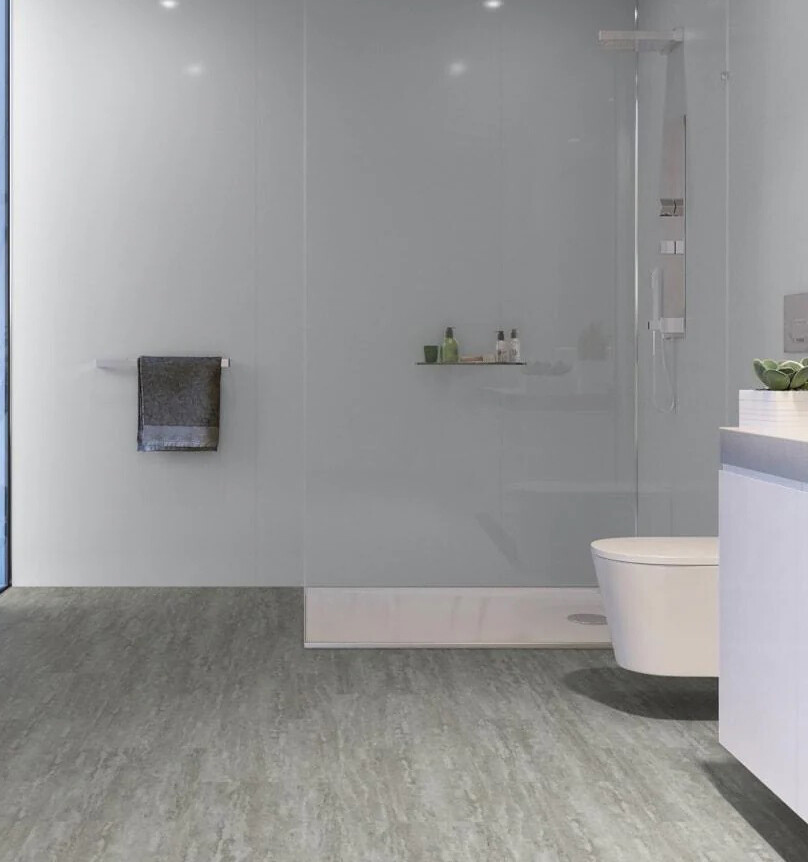 Solid Wood Waterproof Decorative T & G Wall Panels Shower Kitchen Media ...