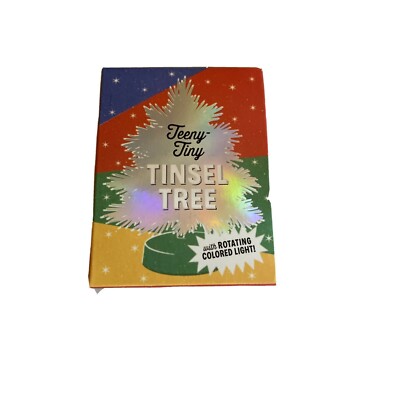 Teeny-Tiny Tinsel Tree Rotating Colored Light (RP Minis) by Mollie ...