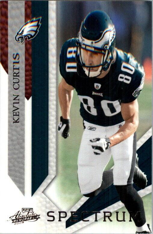 2009 Playoff Absolute Memorabilia - Kevin Curtis #75 Spectrum Black /50 ...