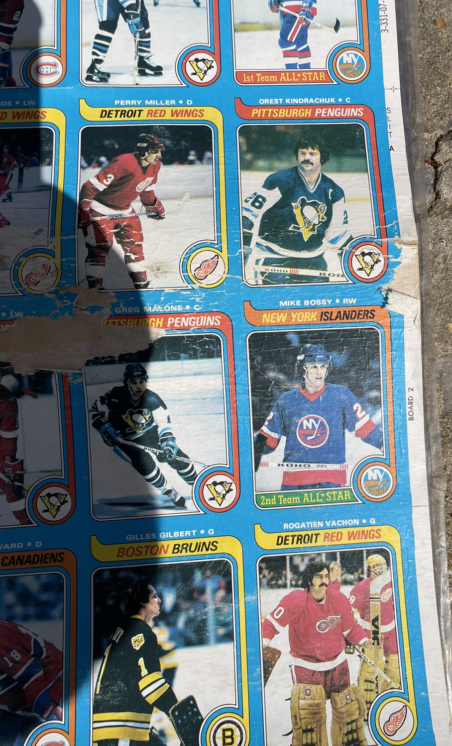 RARE! 1979-80 OPC o-pee-chee hockey uncut 132 card sheet! | eBay