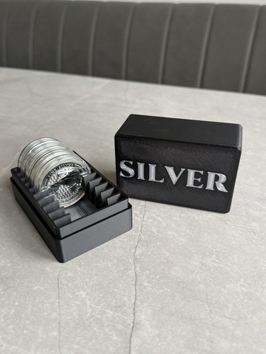 Silver 1oz Coin Storage Box – Holds 10 | eBay UK
