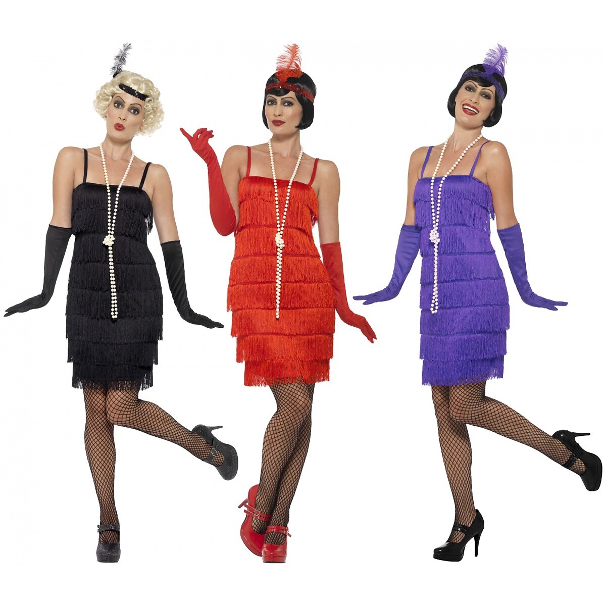 Smiffys Red Flapper Short Dress Adult/plus Costume Small. 45499S for ...