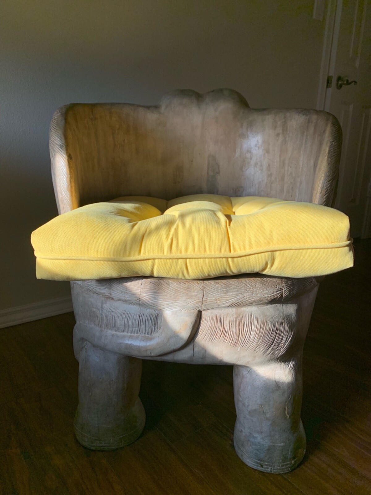 Magnificent Carved Hardwood African Ebony Elephant Chairs | eBay