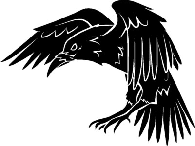 Raven Crow Viking Car,Camper Bike Van Window Bonnet Stickers Decals ...