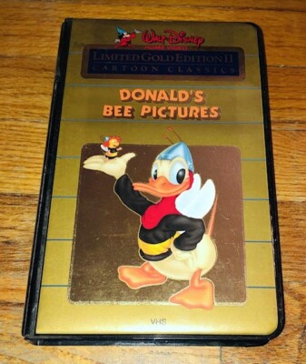 Vintage Walt Disney Limited Golden Edition II Donald's Bee Picture VHS ...