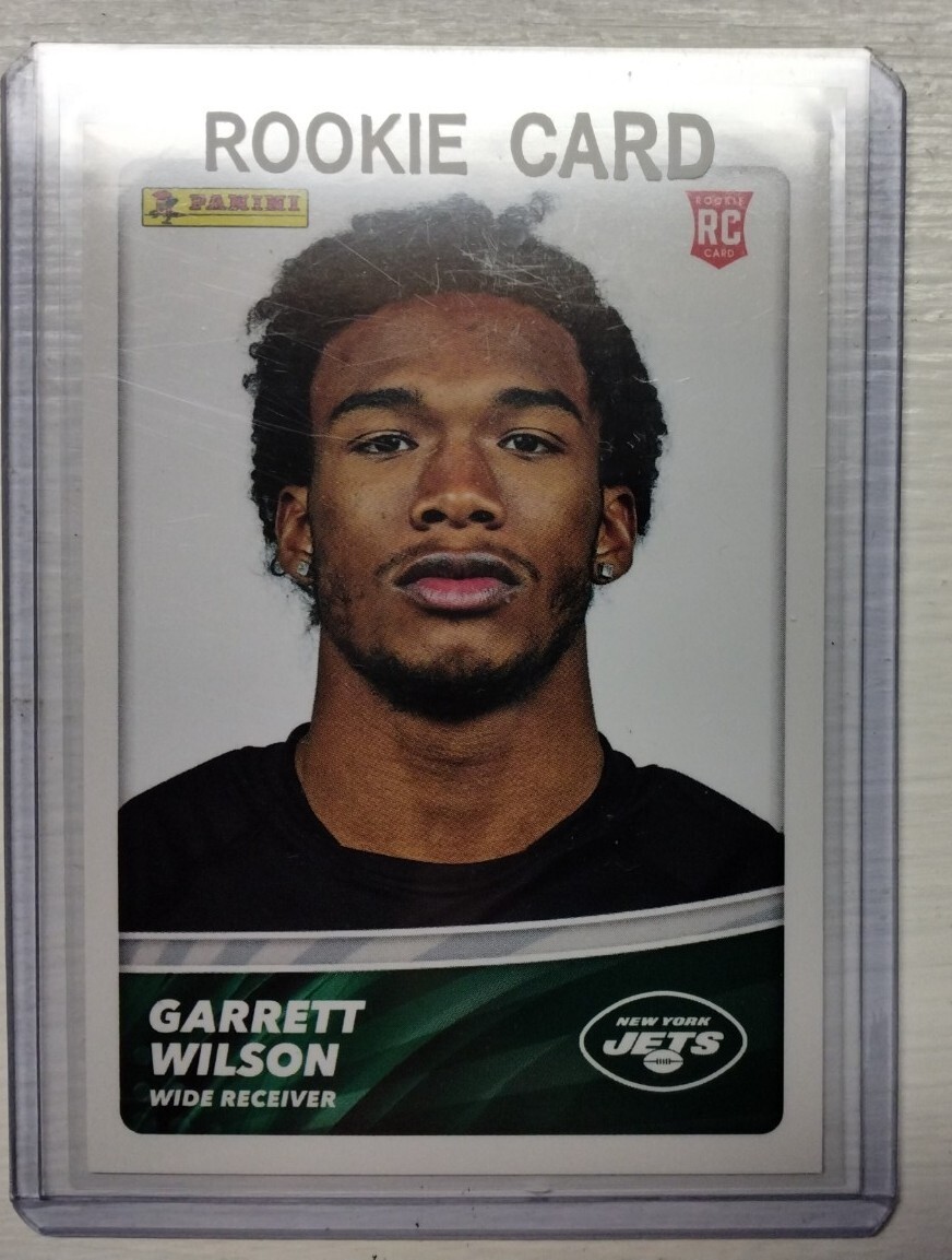 Garrett Wilson 2022 Panini Sticker And Card Collection Rookie Card #77 ...