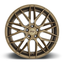 Set 4 19" Niche M191 Gamma 19x9.5 Matte Bronze 5X4.5 Wheels 35mm Rims ...