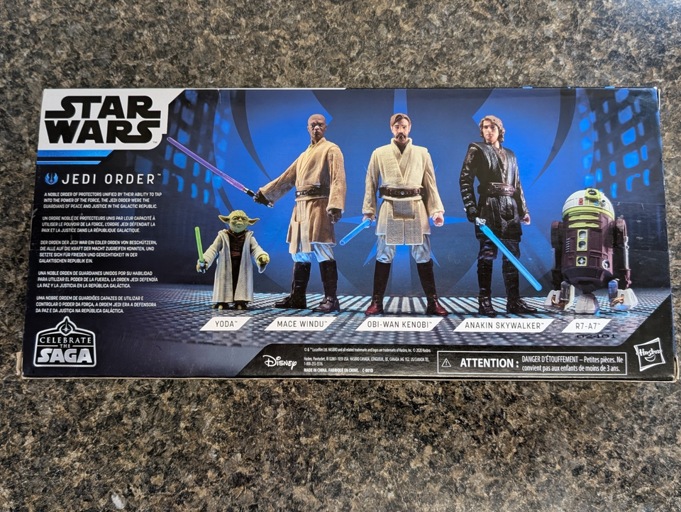 NEW Star Wars Celebrate The Saga Toys Jedi Order Action Figures Hasbro ...