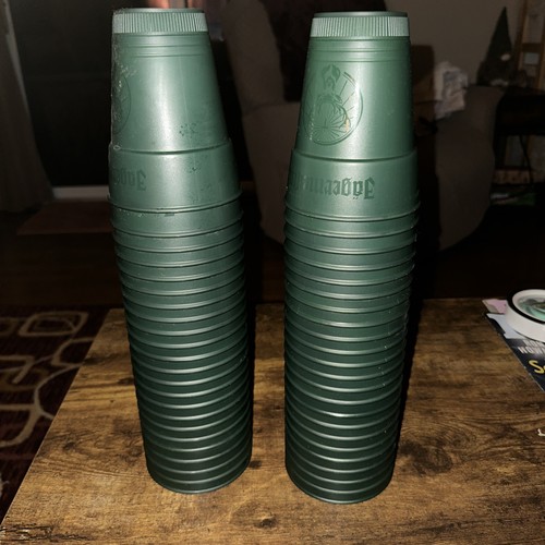 Jagermeister Plastic Tumbler Jager Stag Logo 5" Cups Lot 43 Never Used ...