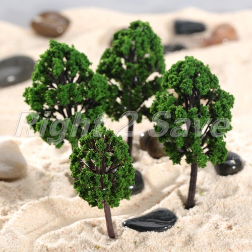 20Pcs Mixed Size 6-12cm 1:100-300 Scale Model Trees Park Garden Wargame ...