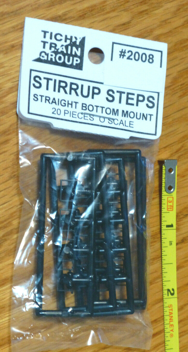Tichy Train Group O Scale #2008 Stirrup Steps - pkg(20) -- Short ...