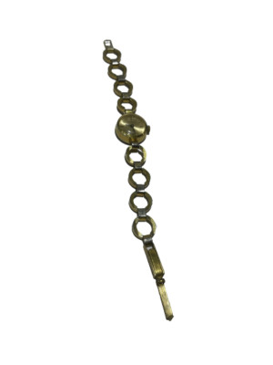 Vintage Gold Tone Clinton Ladies Watch 17 Jewels | eBay