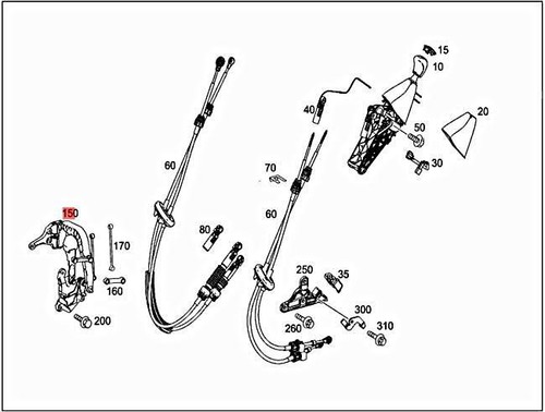 Genuine MERCEDES 906 5-t Box 906 Bus Gearshift mechanism 9062602609 | eBay
