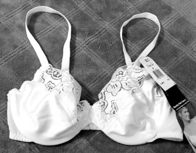 32C Vintage Vanity Fair Lace Average Figure Underwire Plunge Bra 75176 ...