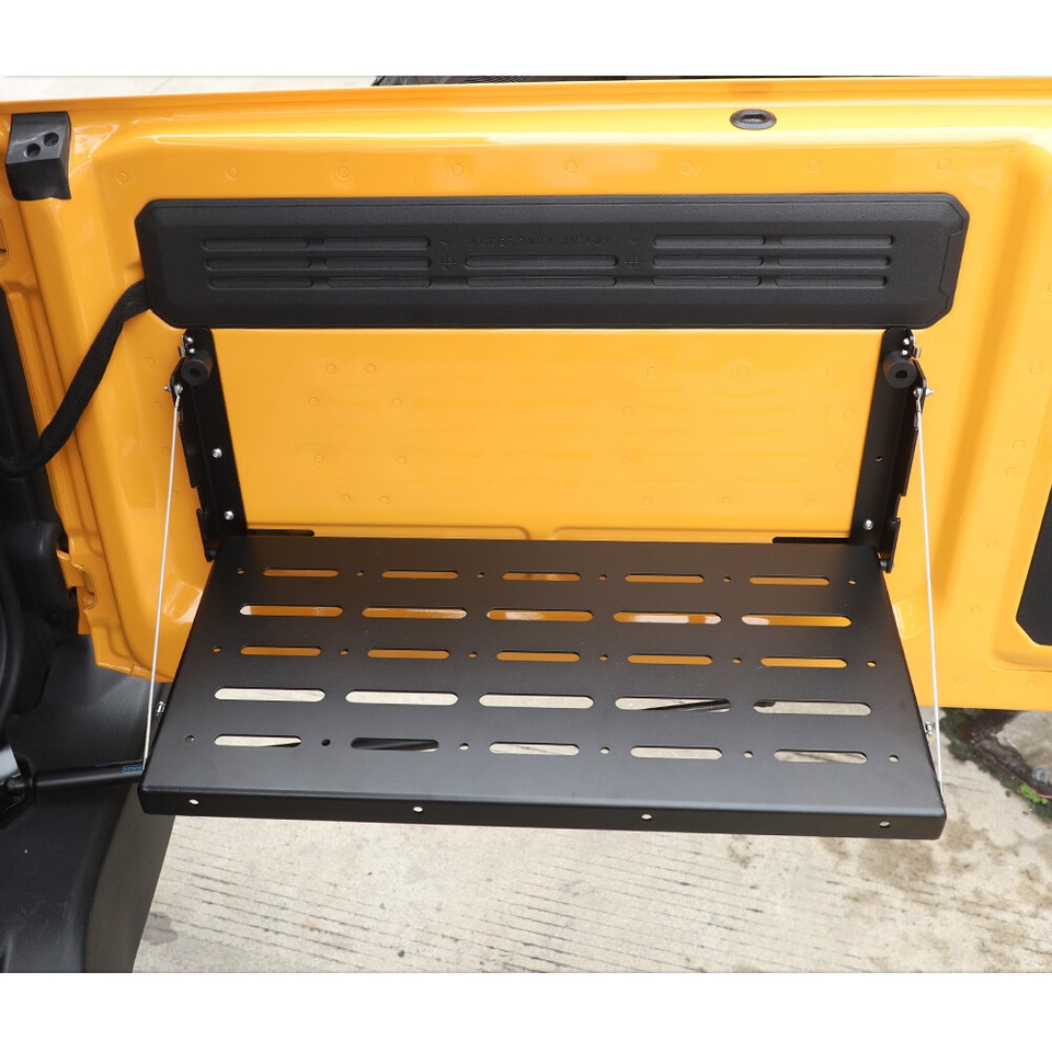 For Ford Bronco 2021-23 Black Rear Door Tailgate Table Shelf Storage ...