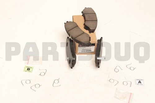 4605B949 Genuine Mitsubishi PAD SET,FR BRAKE | eBay
