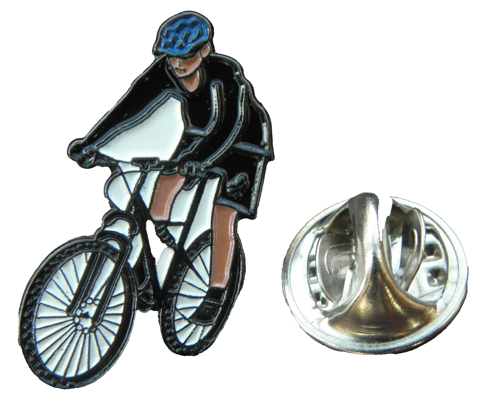 Cyclist Bike Pin Badge Bicycle Cycle Brooch | eBay UK
