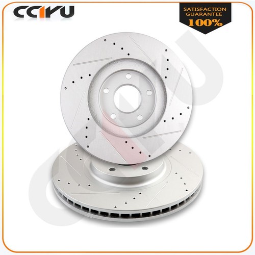 Front Drilled Brake Rotors Fits Infiniti G35 G37 M35 M37 Nissan Murano ...