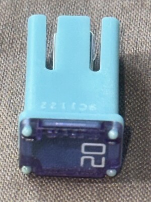 Ford OEM Cartridge Fuse 20A Amp Blue Jcase Bussmann | eBay