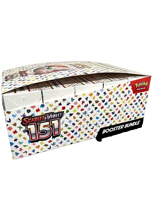 10x Pokemon 151 Booster Bundle Factory Sealed W/ Unsealed Display Case ...
