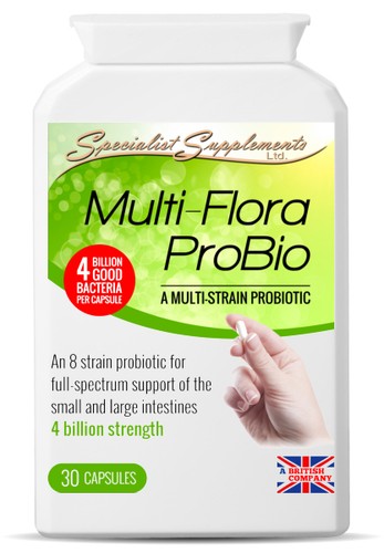 MultiFlora ProBio 8 Strains of Probiotics 4 Billion CFU per Capsule 30 ...